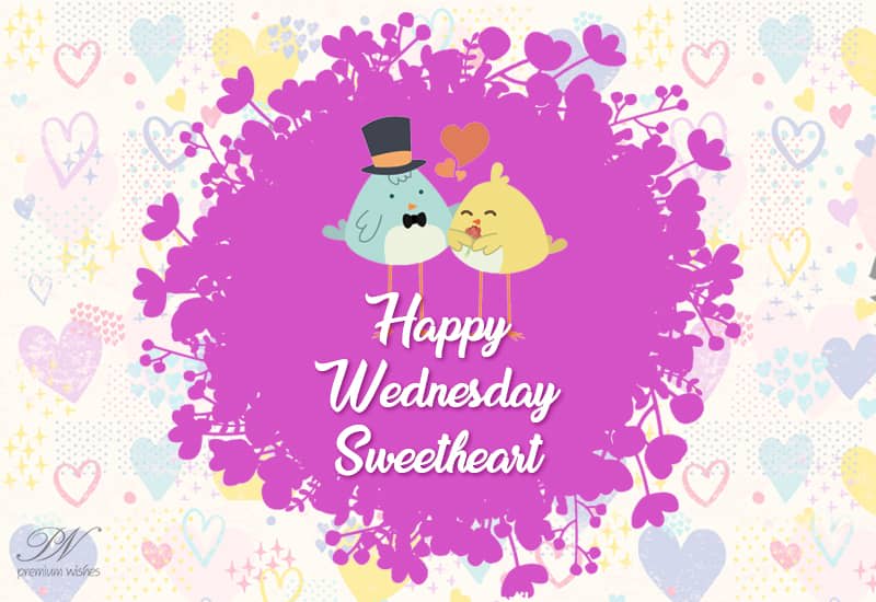 Happy Wednesday Sweetheart - Premium Wishes