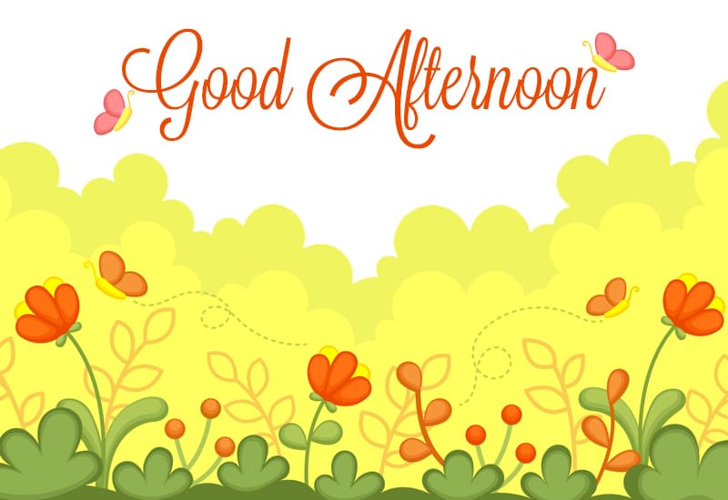 Good Afternoon - Enjoy The Bright Sunshine - Premium Wishes