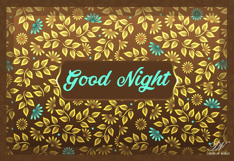Good Night - Cheers - Premium Wishes