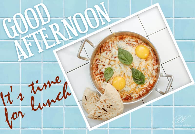 Time for lunch - Have a happy and sumptuous afternoon - Premium Wishes