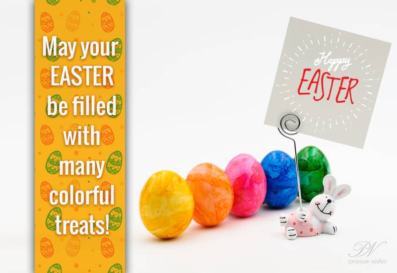 Happy Easter - Enjoy the easter colours - Premium Wishes