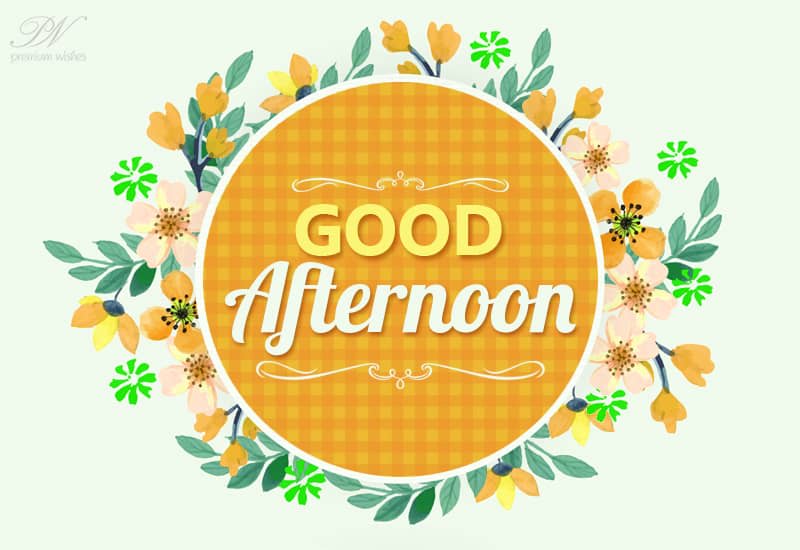 Good Afternoon - Have a fabulous noon - Premium Wishes