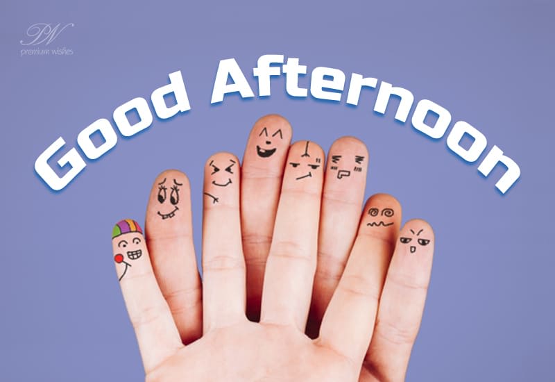 Good Afternoon - Friends Enjoy The Noon - Premium Wishes