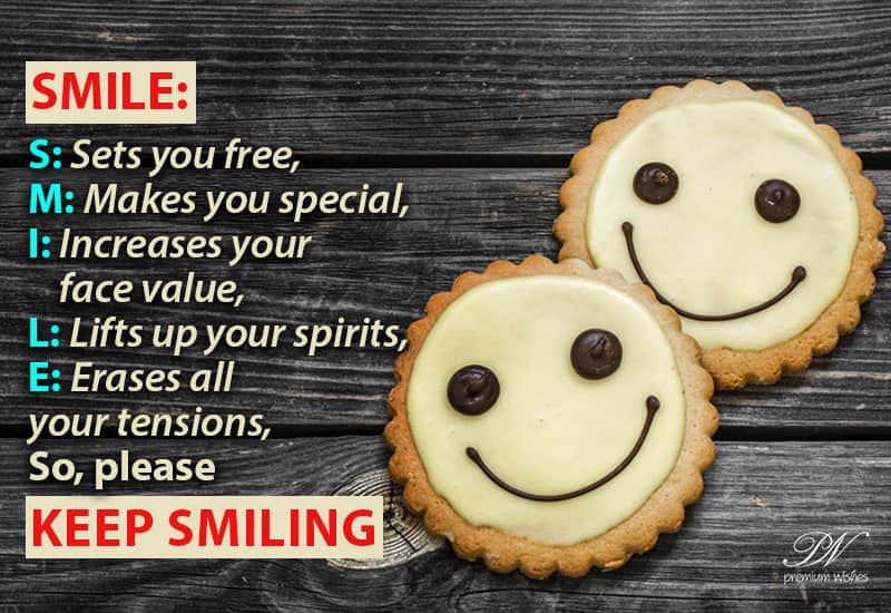 Good Night - Keep smiling - Premium Wishes