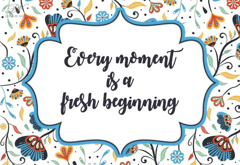 Good Morning - Every moment is a fresh beginning - Premium Wishes