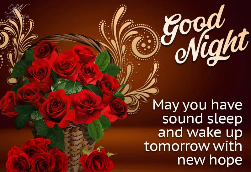 Good Night - May you have a sound sleep and wake up tomorrow with new ...