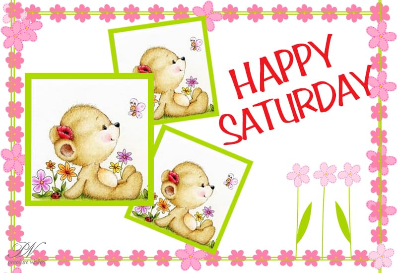 Happy Saturday - Enjoy with friends - Premium Wishes