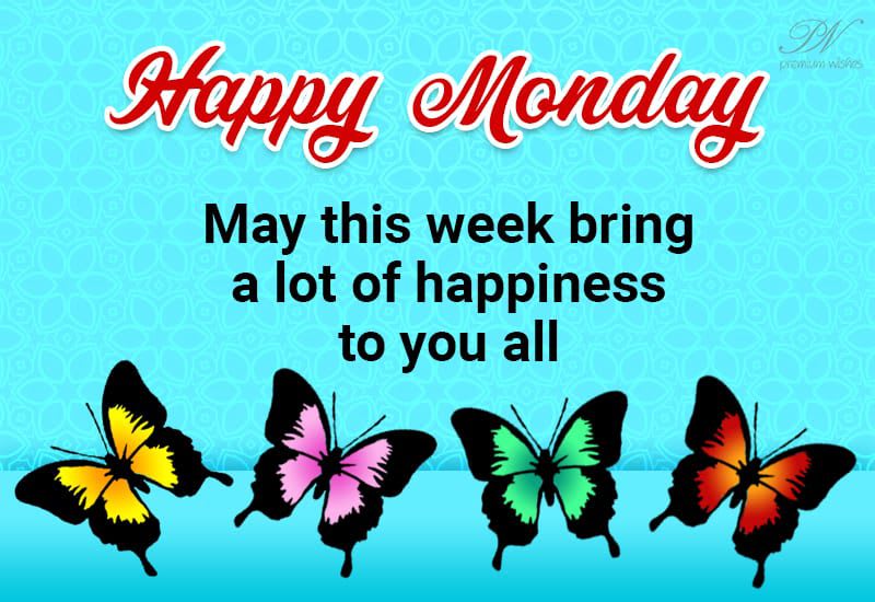 Happy Monday - May this week bring a lot of happiness to you all ...