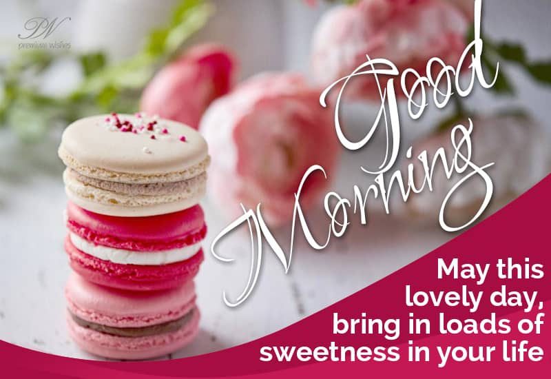 Good Morning - May this lovely day bring in loads of sweetness in your ...