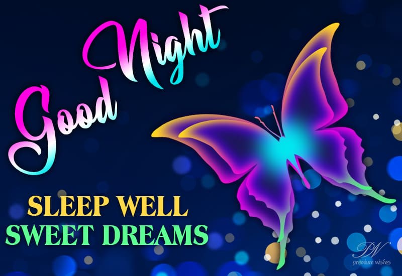 Good Night - Sleep Well- Sweet Dreams - Premium Wishes