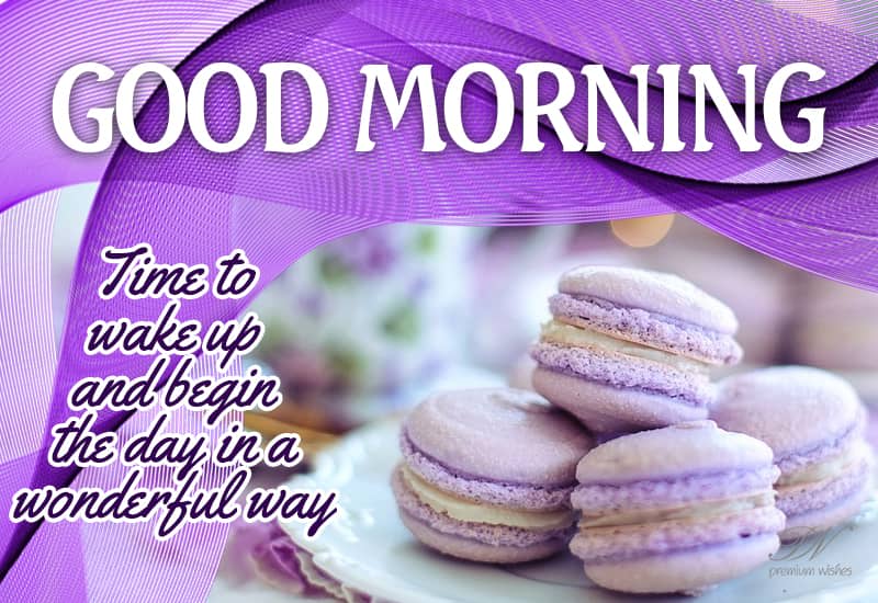 Good Morning - Time to wake up and begin the day in a wonderful way ...