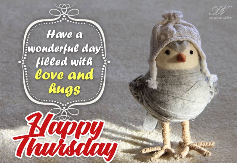 Happy Thursday - Have a wonderful day filled with love and hugs ...