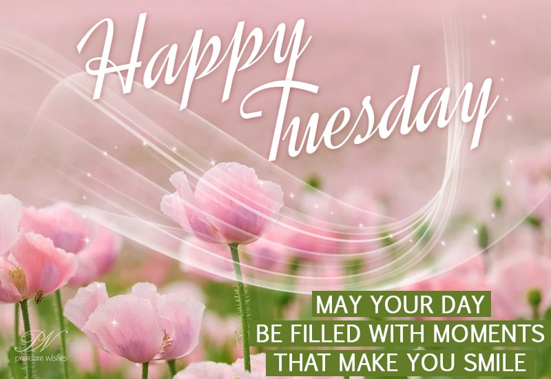 Happy Tuesday - May your day be filled with moments that make you smile ...