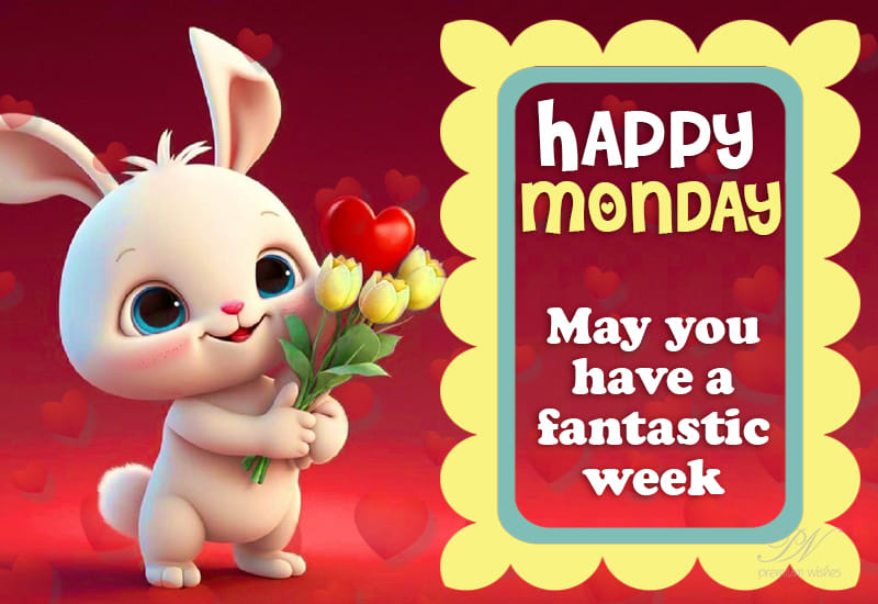Happy Monday - May have a fantastic week - Premium Wishes Happy Monday - May have a fantastic week - Premium Wishes