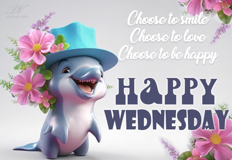 Choose to smile, choose to love, choose to be happy - Happy Wednesday ...
