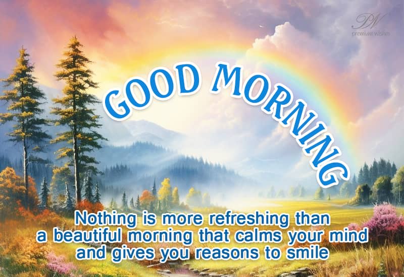 Good Morning - Nothing is more refreshing than beautiful morning that ...