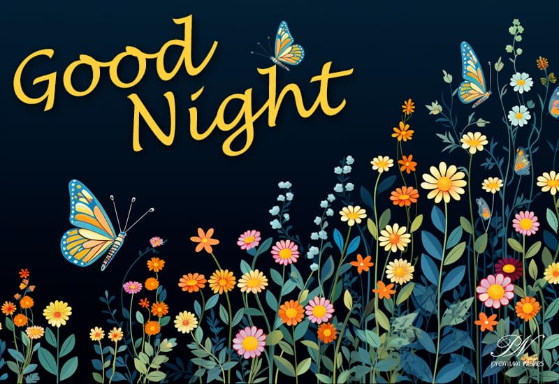 Hugs, buddy! Good Night - Premium Wishes