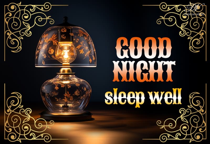 Good Night Sleep Well - Sending you good vibes for a great day tomorrow ...