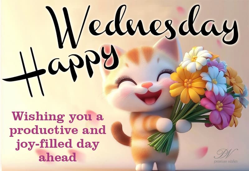 Happy Wednesday - Wishing you a productive and joy filled day ahead ...