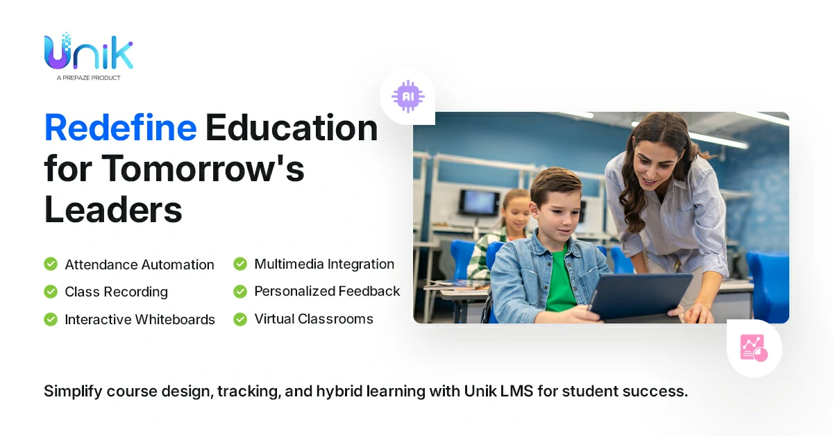 AI-Powered LMS for Educational Institutions | Unik LMS