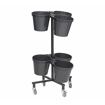 6 Bucket display stand