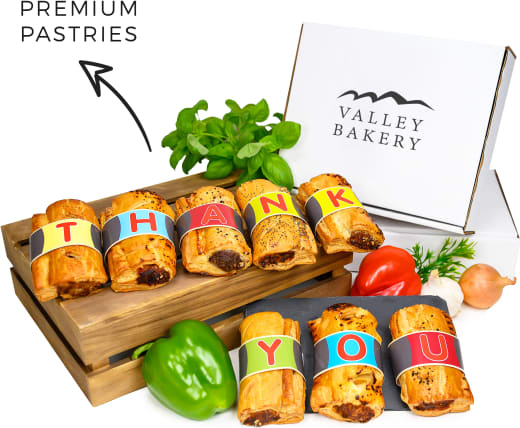 Thank You Sausage Rolls | 123 Hampers
