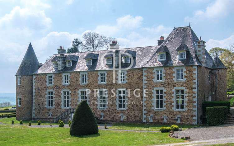 Historical 10 bedroom Chateau for sale with countryside view in Domjean ...