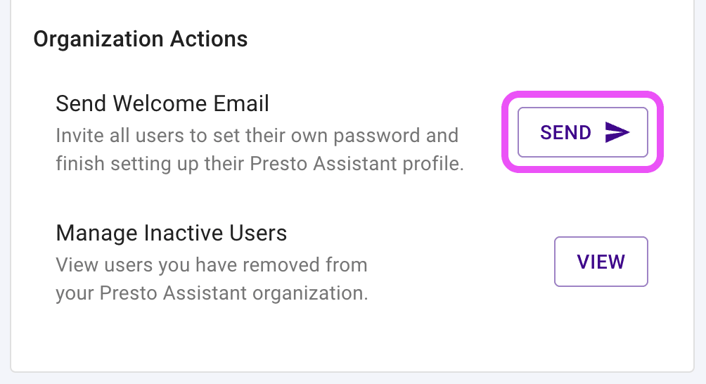 Send the Welcome Email to All Members