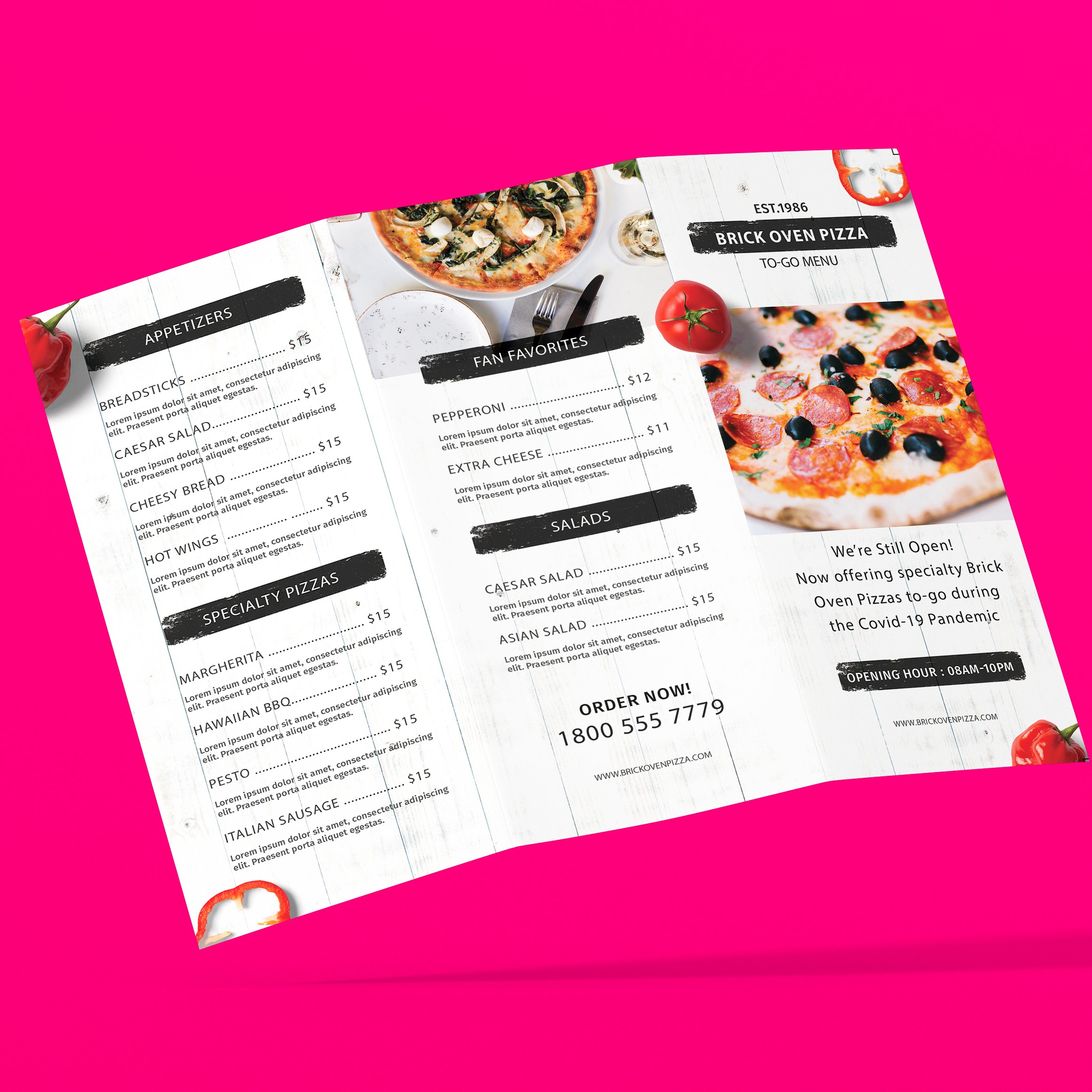 Restaurant Menu Ideas | The New Normal