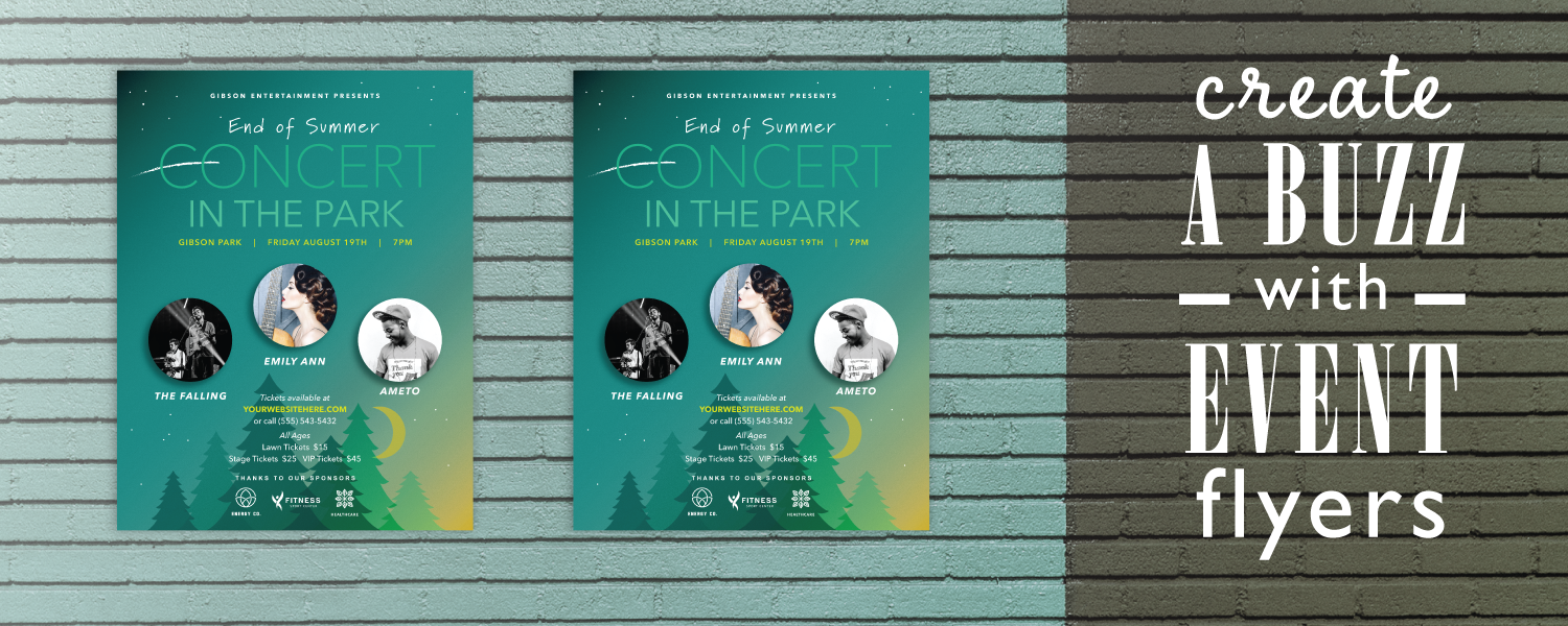 Create a Buzz With Event Flyers