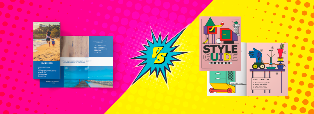 Brochure Printing vs Booklet Printing
