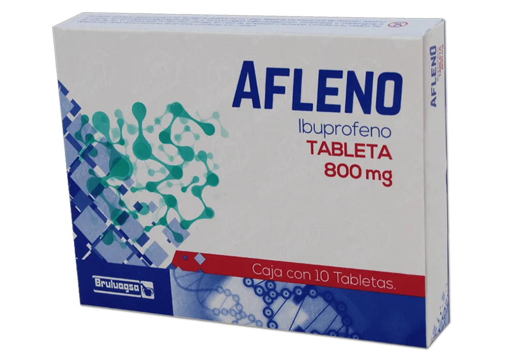 Compra Afleno ibuprofeno 800 mg con 10 tabletas en Prixz