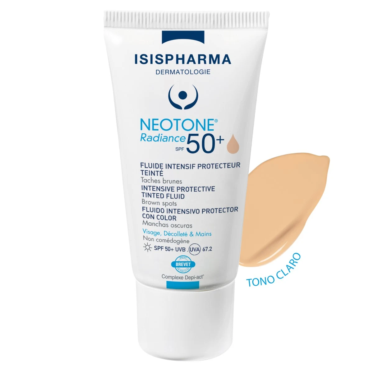Isispharma Neotone Radiance Fluido Intensivo Fps50 Tono Claro Con 30 Ml ...