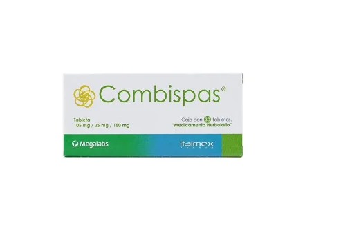 Combispas 105/25/180 Mg Con 30 Tabletas | Farmacia Online Prixz