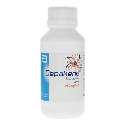 Compra Depakene ácido valproico 250 mg con 120 ml de jarabe en Prixz