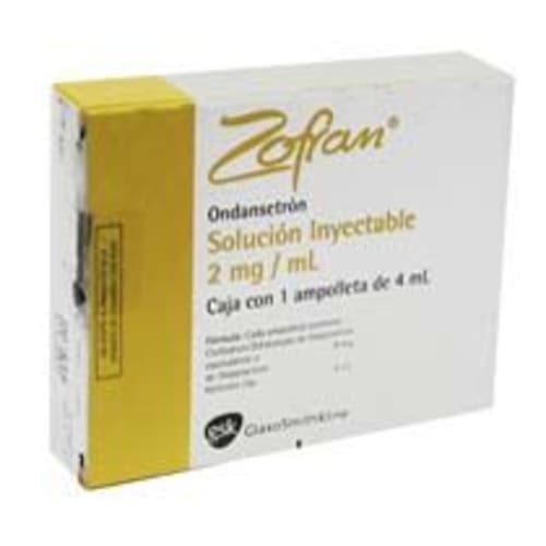 Compra Zofran ondansetrón 8 mg con 1 ampolleta de 4 ml en Prixz