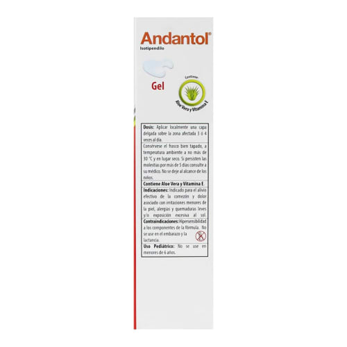 Compra Andantol isotipendilo 0.75 gr gel 100 g en Prixz
