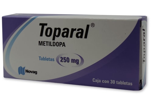Compra Toparal metildopa 250 mg con 30 tabletas en Prixz