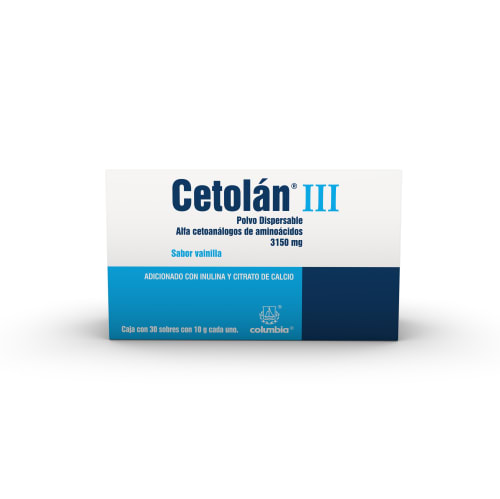 Compra Cetolán III alfa cetoanálogos de aminoácidos 3150 mg 30 sobres ...
