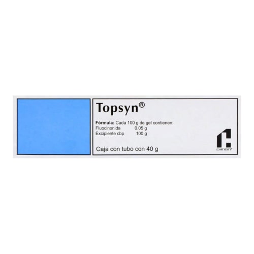 Compra Topsyn fluocinonida 0.05 gr gel con 40 gr en Prixz