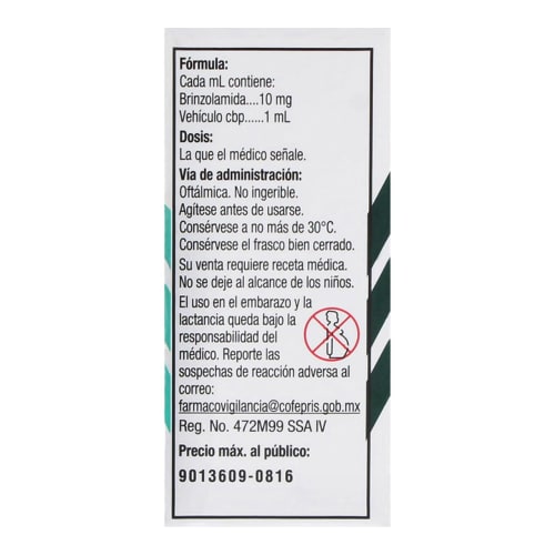 Compra Azopt brinzolamida 1 % con frasco de 5 ml suspensión gotas en Prixz
