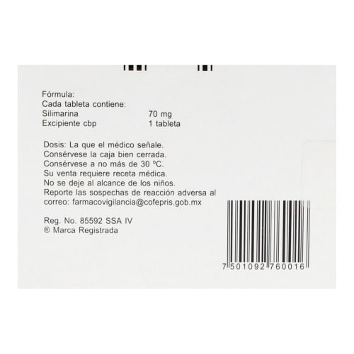 Compra Legalon silimarina 70 mg con 20 grageas en Prixz