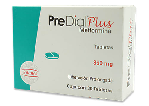 Compra Predial plus metformina 850 mg con 30 tabletas en Prixz