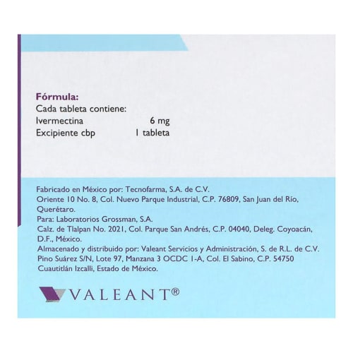 Compra Ivexterm ivermectina 6 mg 4 tabletas en Prixz