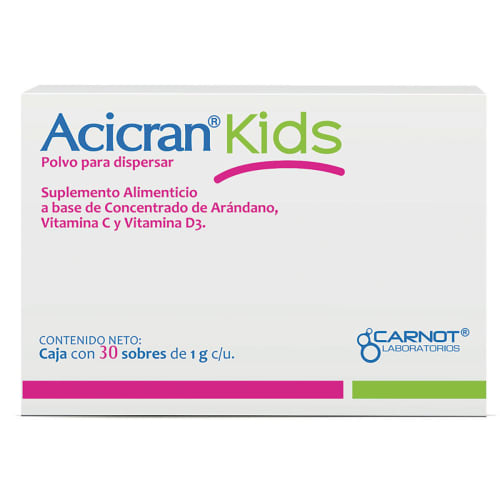 Compra Acicran kids vitaminas suplemento alimenticio polvo con 30 ...