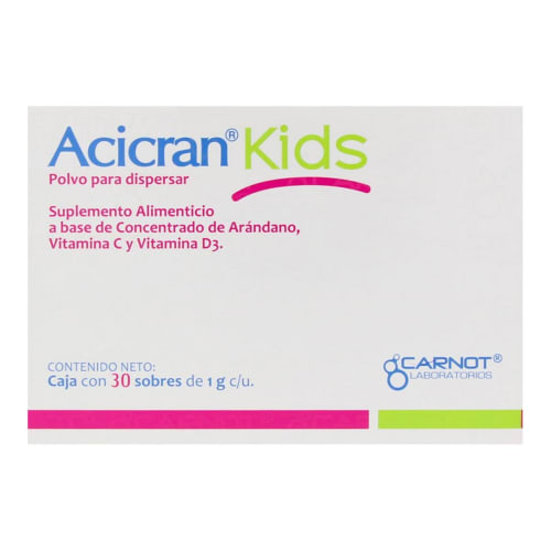 Compra Acicran kids vitaminas suplemento alimenticio polvo con 30 ...