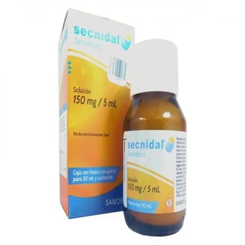 Compra Secnidal secnidazol 150 mg solución polvo con 30 ml en Prixz