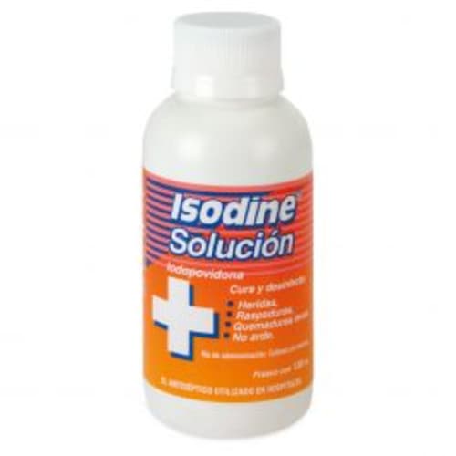 Comprar Isodine iodopovidona solución antiséptica para heridas 120 ml ...