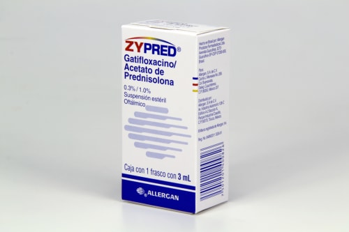 Compra Zypred gatifloxacino, prednisolona 0.3/1% con 3 ml de suspensión ...