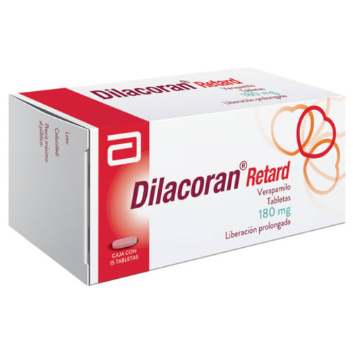 Compra Dilacoran-retard verapamilo 180 mg con 15 tabletas en Prixz